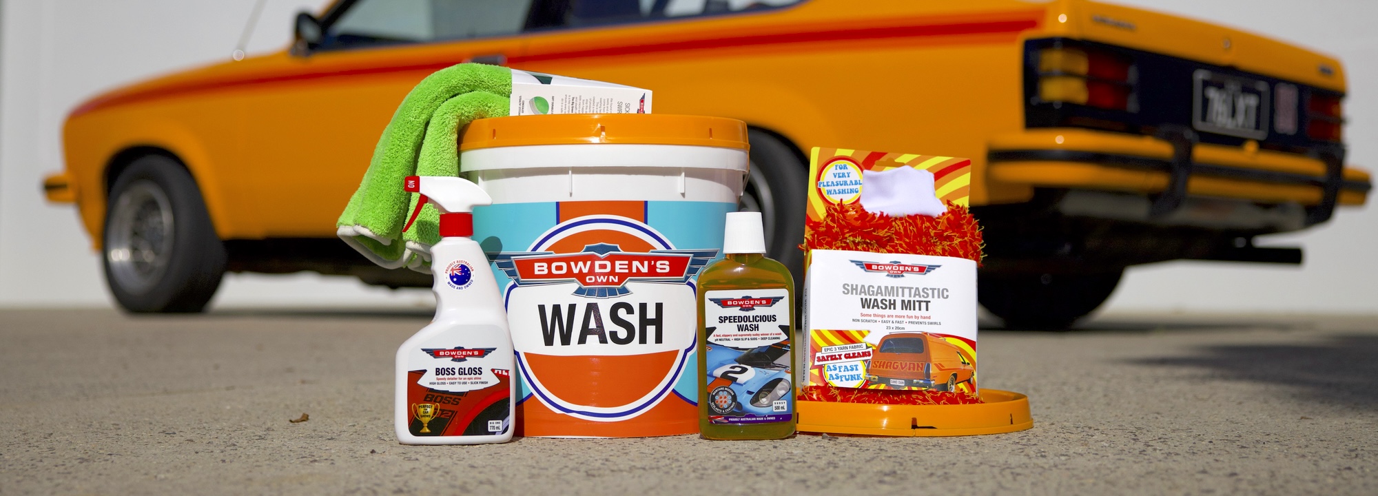 Bowden's Own premium Aussie car care products