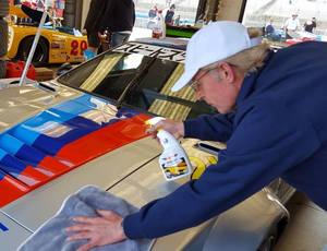 After your race weekend - Cleaning off the rubber marks