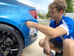 Easily remove tar from your vehicle with Ta Ta Tar.